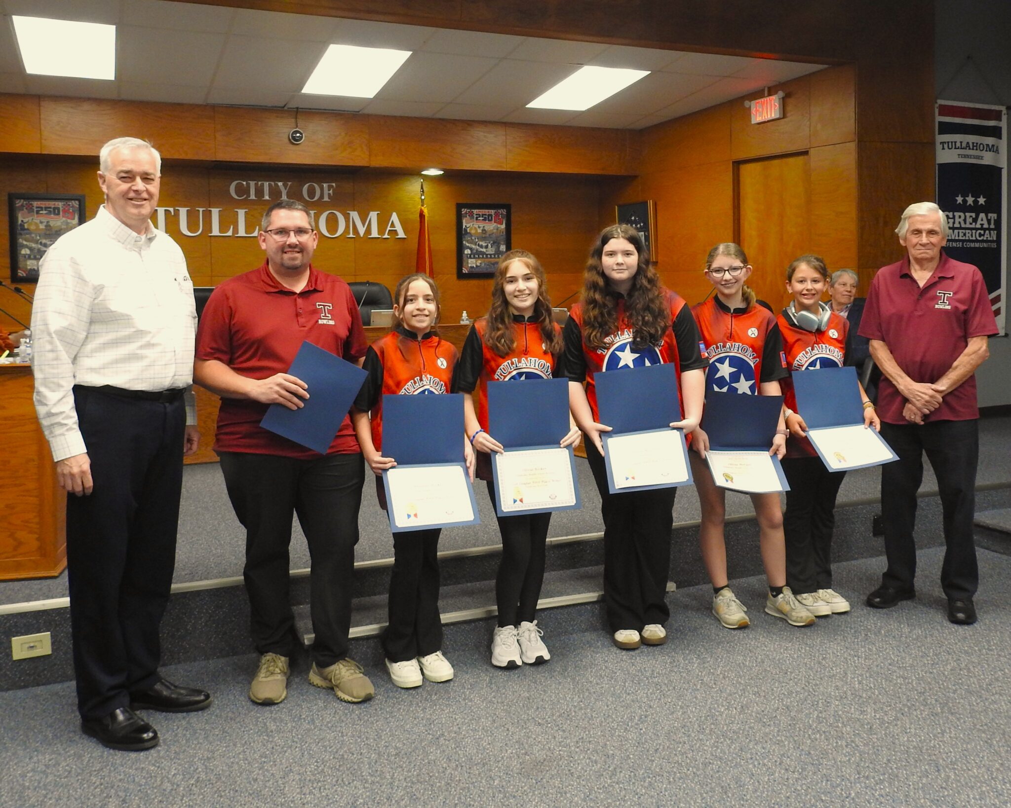 Middle School bowlers honored - Tullahoma News